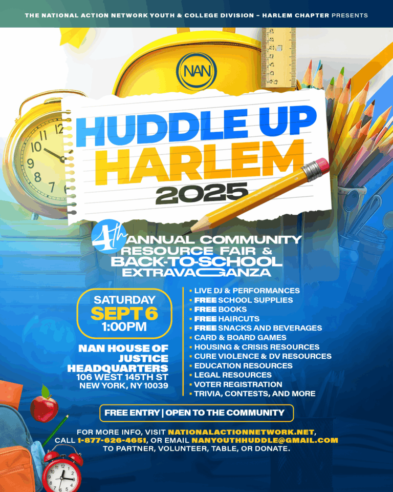 Huddle Up Harlem 2025 | NAN